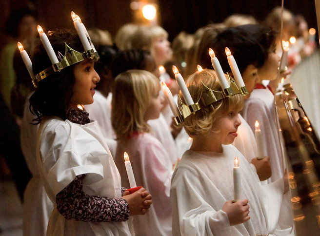 Christmas Eve and St. Lucy's Day brighten Denmark's Advent calendar ...