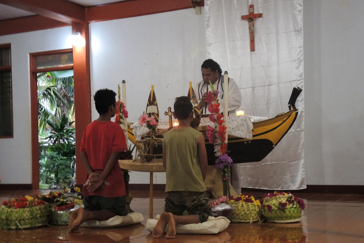 Respect and restraint in worship are cultural values in Yap, Micronesia ...