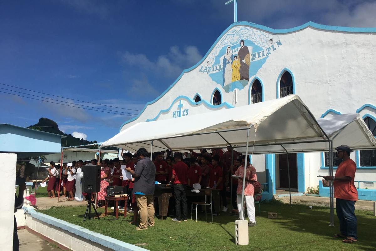 Christianity spread quickly across Chuuk Lagoon in 20th century ...