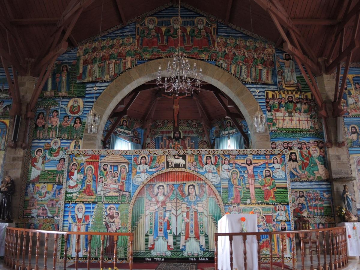 Ethiopian Orthodox icon of the Holy Trinity : r/OrthodoxChristianity