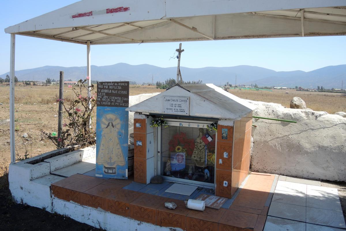 Animitas: Roadside shrines across Chile honor sites where body and soul ...
