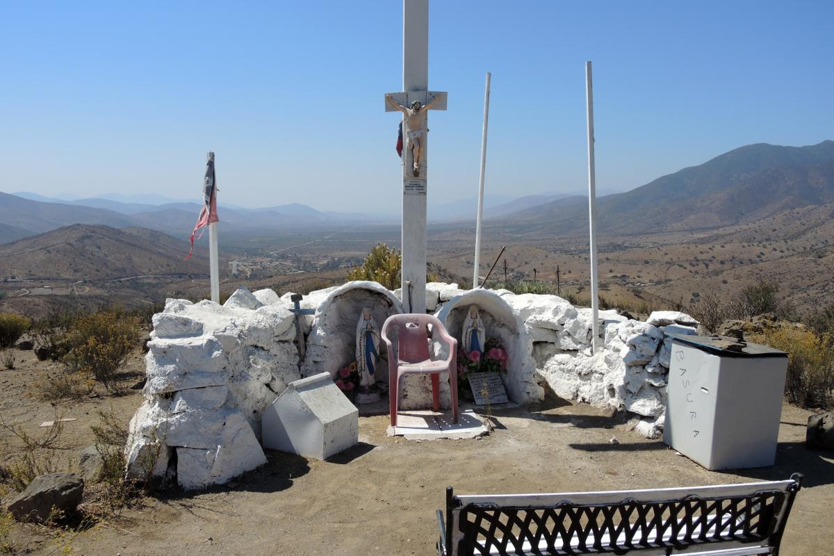 Animitas: Roadside shrines across Chile honor sites where body and soul ...