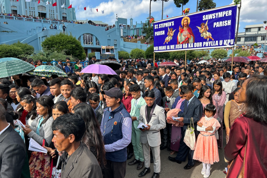 Shillong’s Eucharistic procession is Meghalaya’s biggest occasion of ...