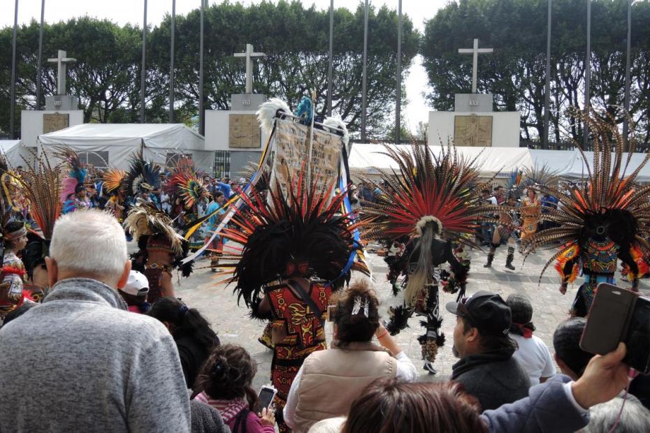 Concheros dance in devotion to Our Lady of Guadalupe | Catholics & Cultures