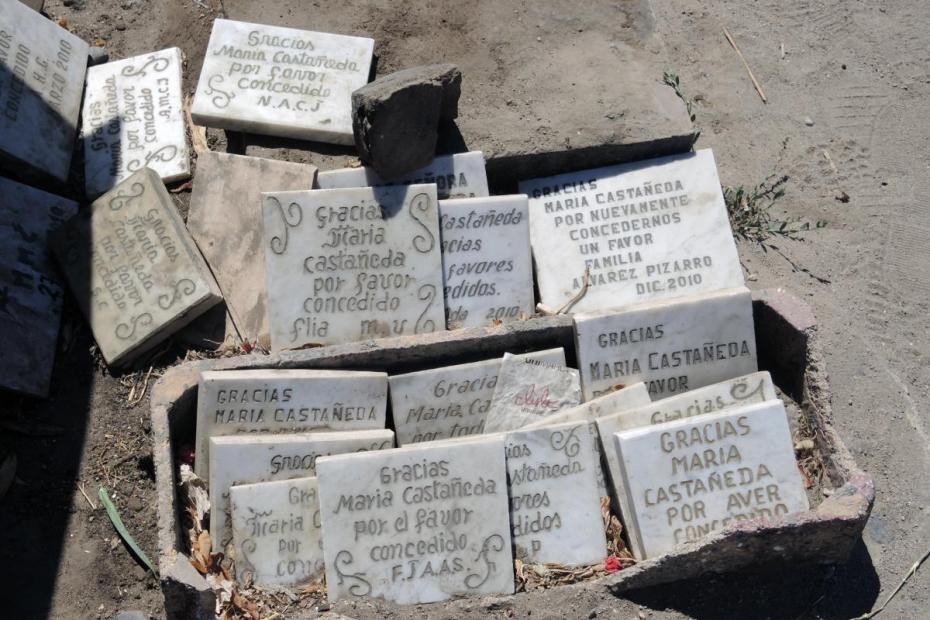 Animitas: Roadside shrines across Chile honor sites where body and soul ...