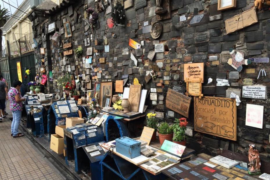 Animitas: Roadside shrines across Chile honor sites where body and soul ...